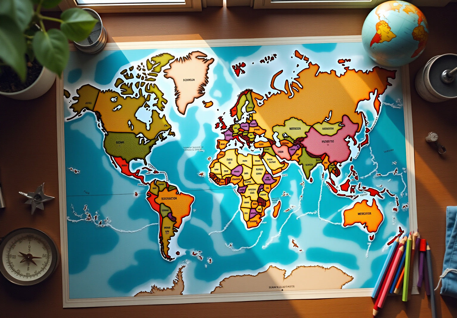 What is a World Map? Understanding Its Importance and Design – Pangea Maps